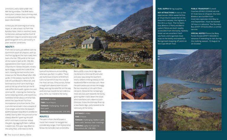 Scottish Bothy Bible guide book - Wild Things Publishing